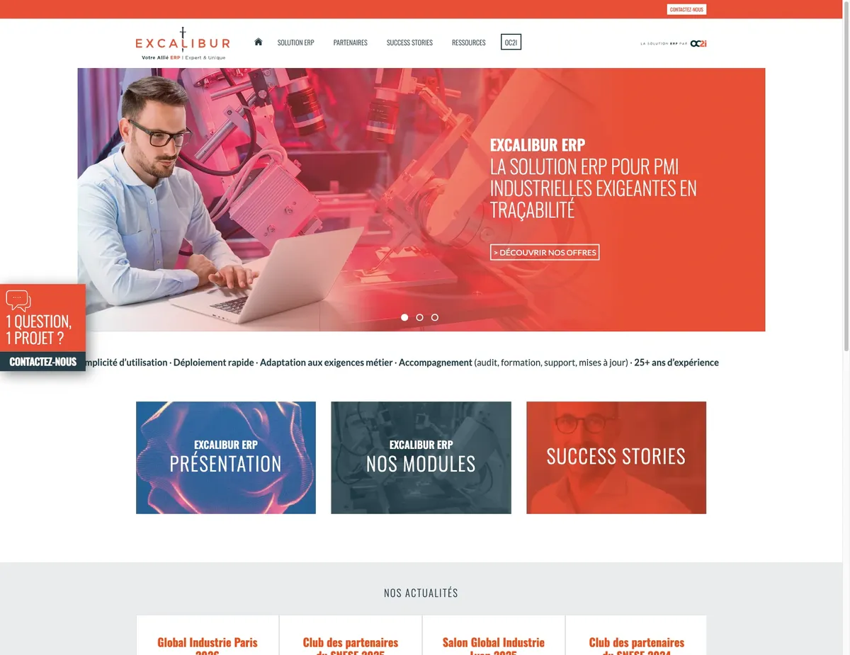 Excalibur ERP: avis, prix, fonctionnalités & alternatives
